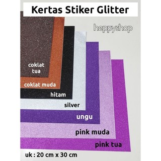 Jual Kertas Stiker Glitter, Sparkling Stickers Paper | Shopee Indonesia