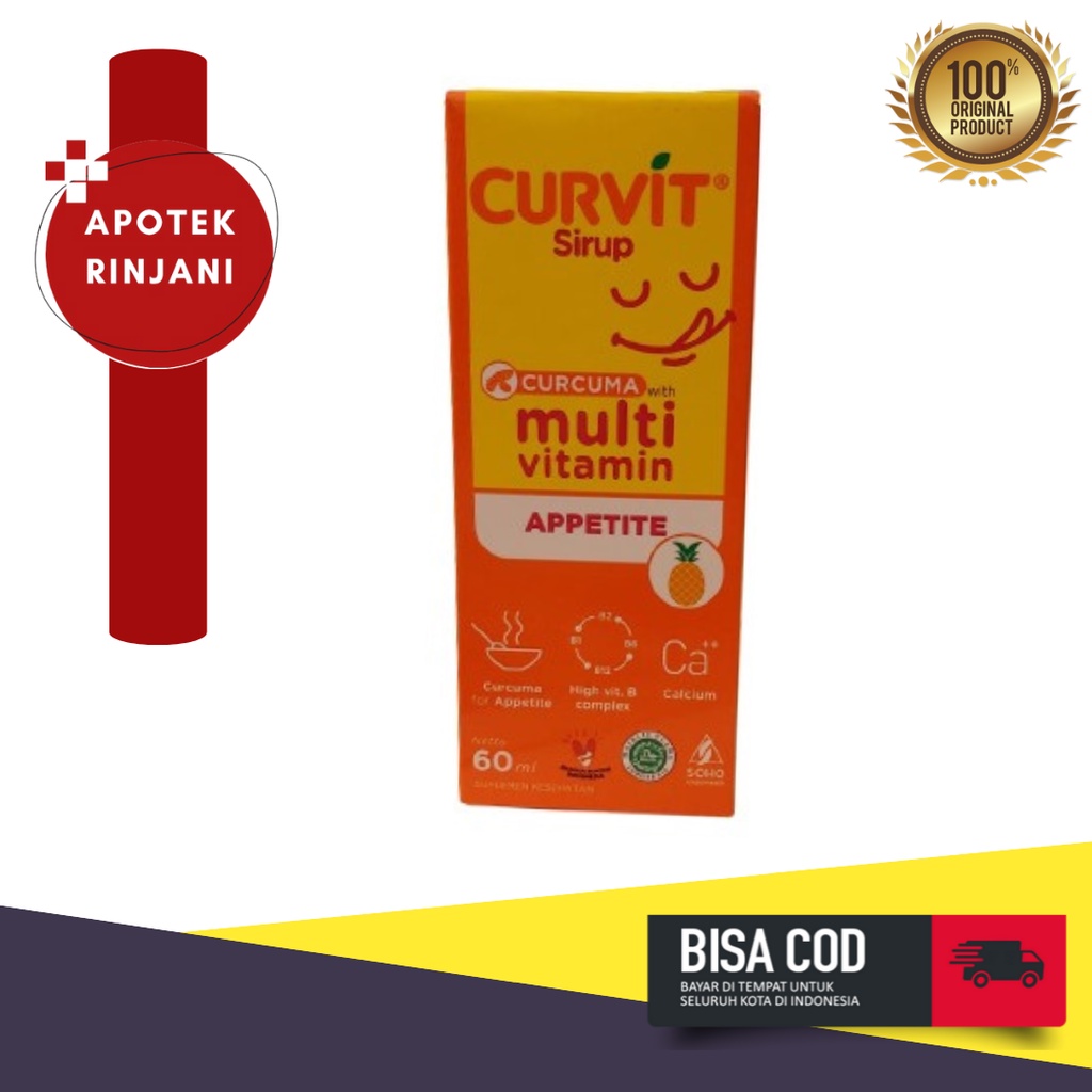Jual CURVIT Multivitamin Anak Syrup 60 ML | Shopee Indonesia