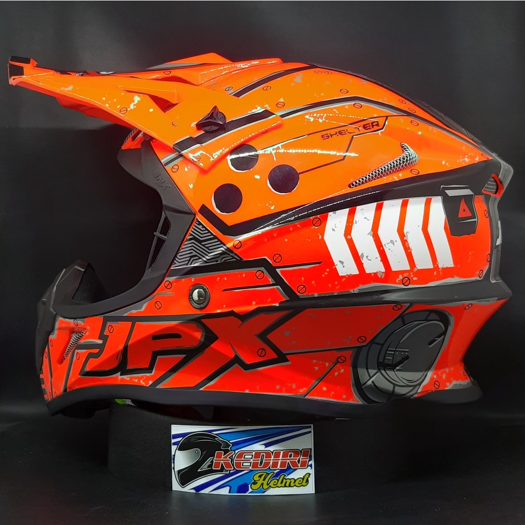 Jual Helm JPX CROSS FOX 1 Motif Trabas Trail Full Face | Shopee Indonesia
