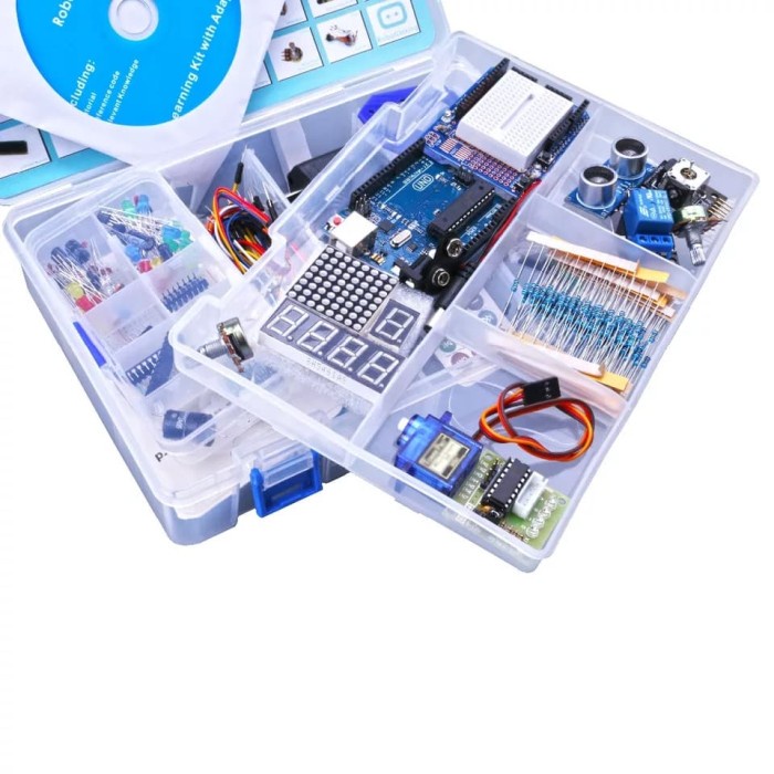 Jual Starter Pack Learning Kit Uno R3 Robotic Paket Pemula Belajar ...