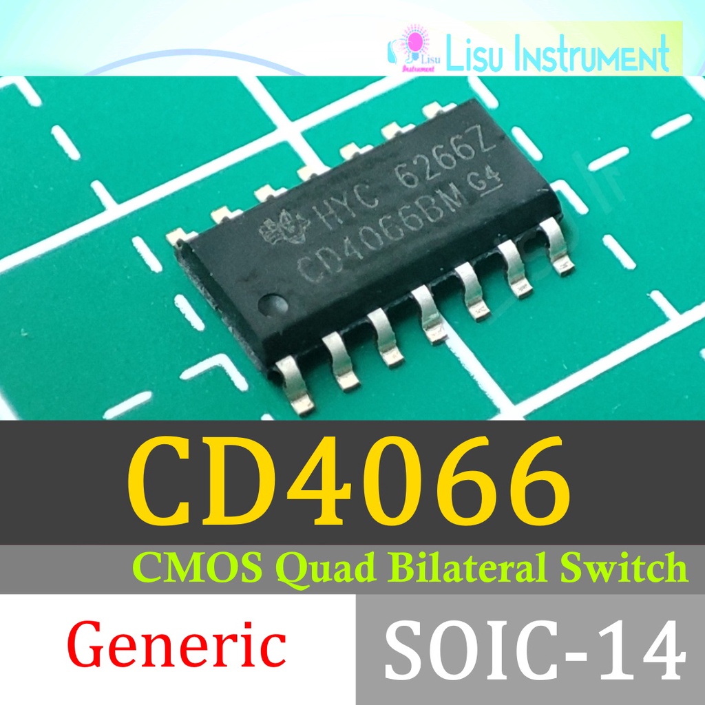 Jual CD4066 CD4066BM CD4066B CMOS Quad Bilateral Switch SOIC-14 | Shopee Indonesia