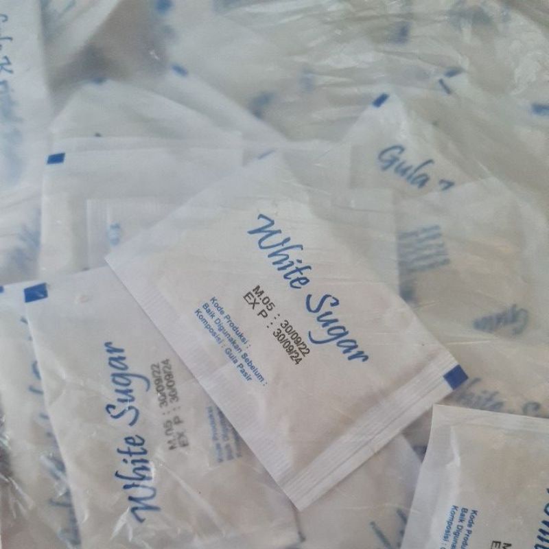 Jual White Sugar Sachet (kotak) 250pcs/Gula Kristal Putih Sachet Kotak ...