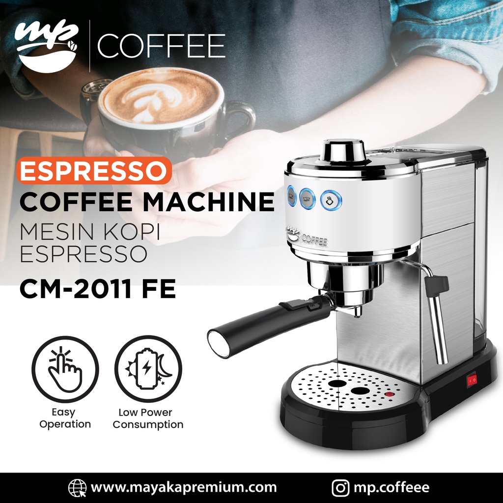 Jual MAYAKA PREMIUM - ESPRESSO COFFEE MACHINE - CM-2011FE - GARANSI ...