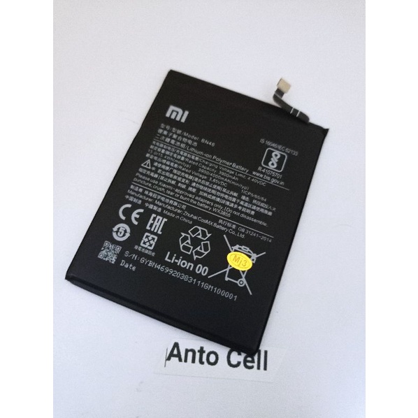Jual Baterai batre xiaomi BN46 redmi 7 redmi note 8 bn46 original ...