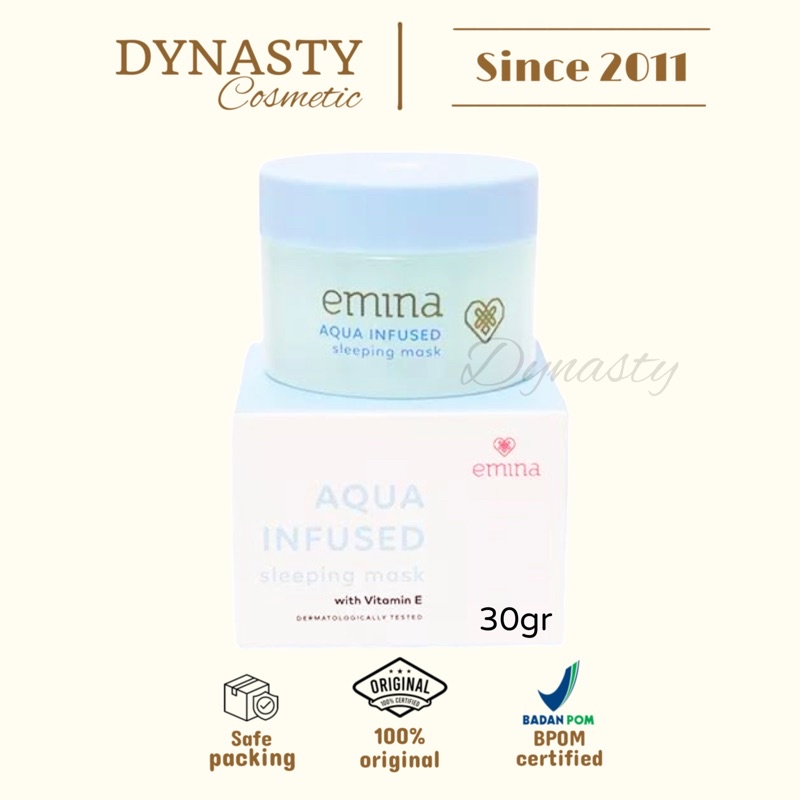 Jual DC EMINA Aqua Infused Sleeping Mask (30gr) | Shopee Indonesia