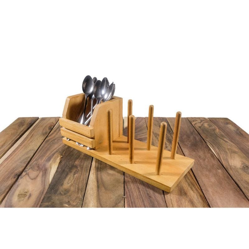 Jual RAK KAYU RAK SUSUN TEMPAT SUSUN PIRING GELAS SENDOK GARPU ...