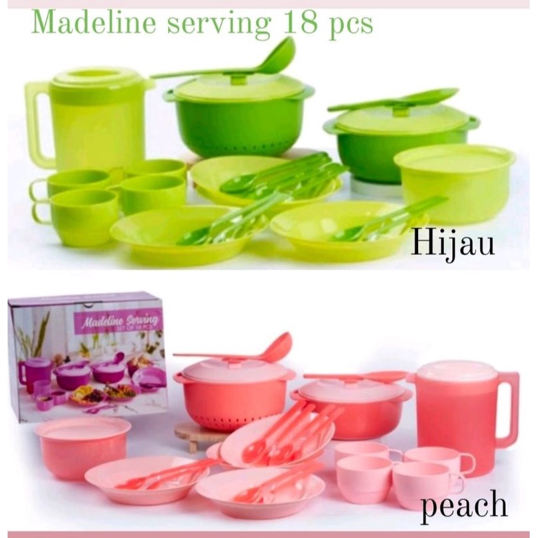 Jual Madeline Serving Set 18 Pcs/ Prasmanan Set 18 Pcs Wadah Lauk ...
