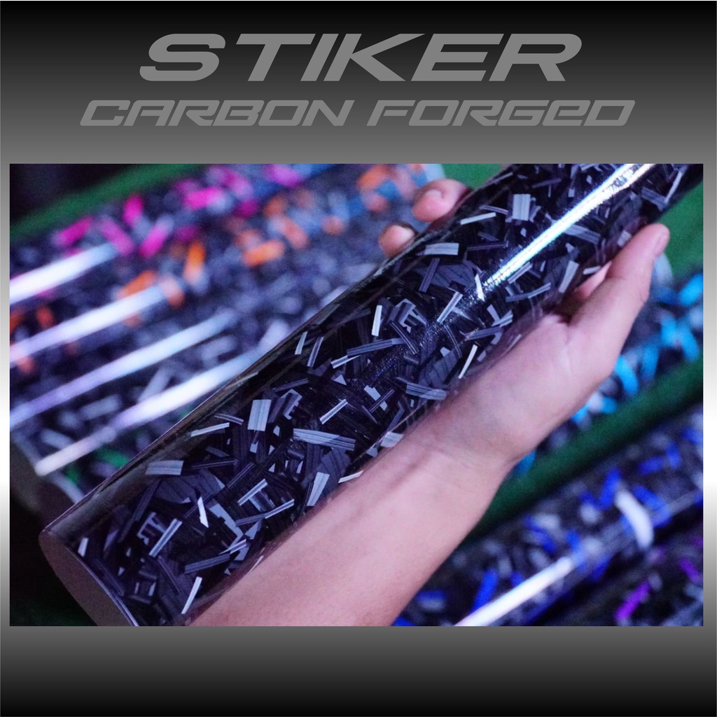 Jual Sticker Motif Carbon Forged - Stiker Karbon Forged Ukuran 50 X 100 ...