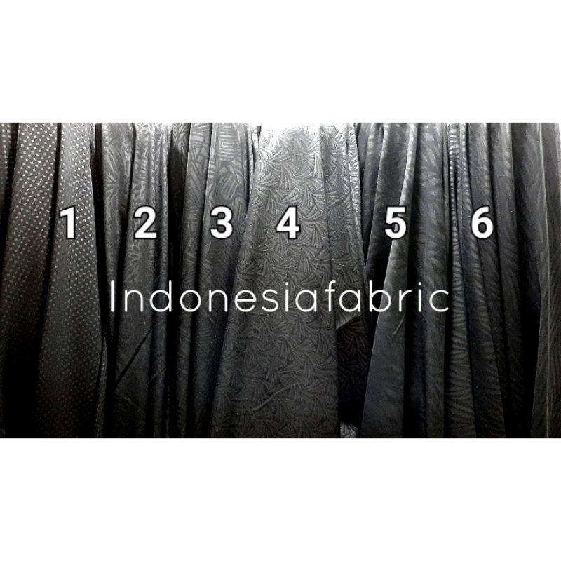 Jual Kain wolfis jetblack embos wolfis emboss jetblack meteran | Shopee Indonesia
