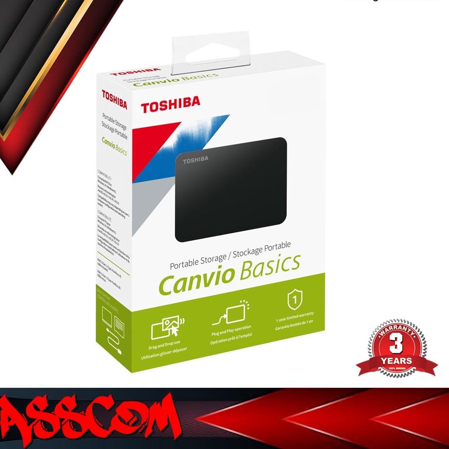Jual ID7o2Nc--Toshiba External Hardisk Toshiba Canvio Basic - 2.5" - 1tb (HDD) | Shopee Indonesia