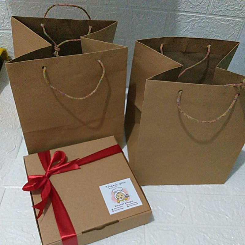 Jual Goodie Bag BESAR Untuk Brownies 36 Potong (KHUSUS PEMBELI BROWNIES ...