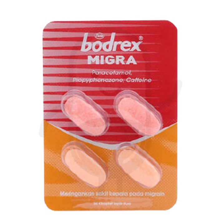 Jual BODREX MIGRA STRIP 4 TAB | Shopee Indonesia