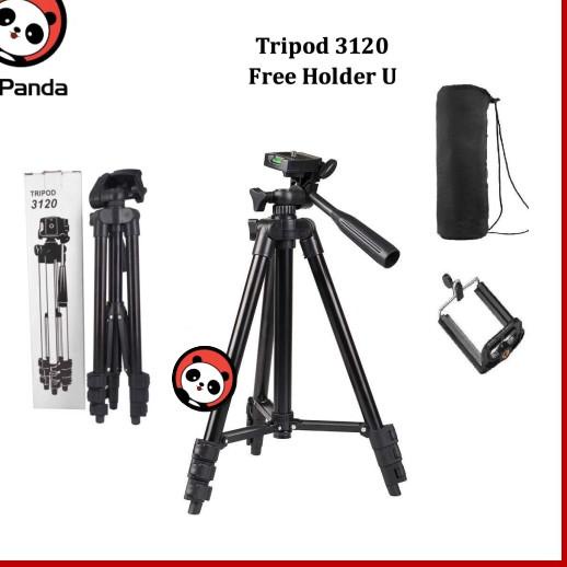 Jual Harga Miring--Tripod HITAM 3120 handphone hp u holder Kaki ...