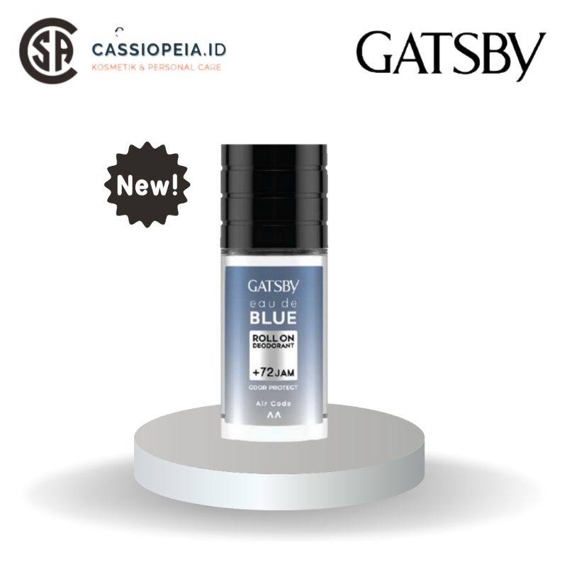 Jual GATSBY EAU DE BLUE Deodorant Roll On - Air Code 50ml | Shopee ...