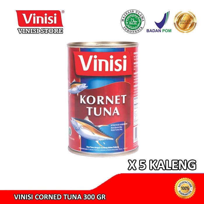 Jual Paket 5 Kaleng Vinisi Corned Tuna 300 Gr | Shopee Indonesia
