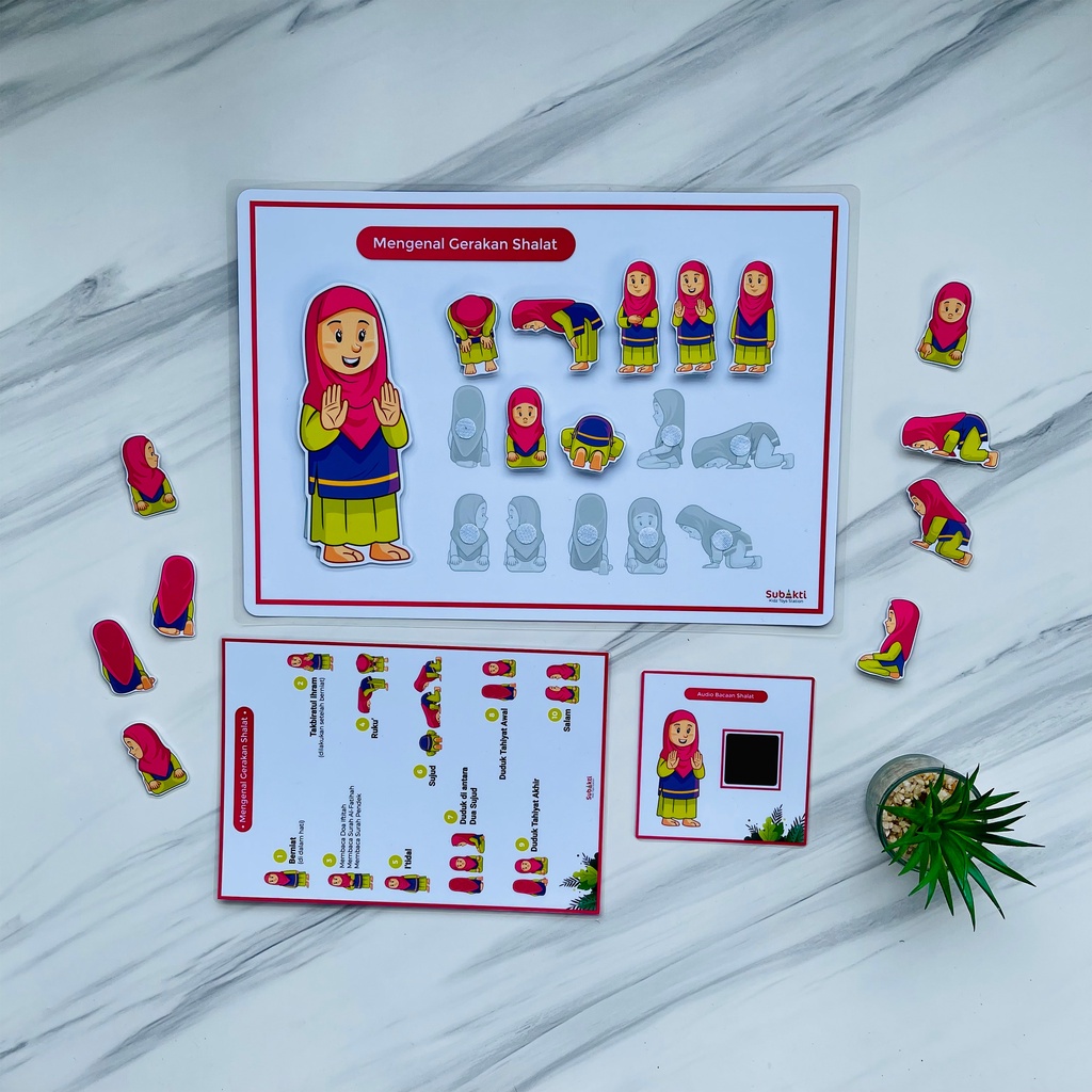 Jual SUBAKTI Worksheet Montessori Mengenal Gerakan Shalat Sesuai Sunnah ...
