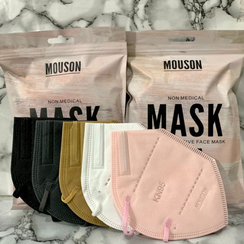 Jual MBAPPE Masker KN95 Mouson Face Mask 5 Ply Earloop Isi 10 Pcs ...