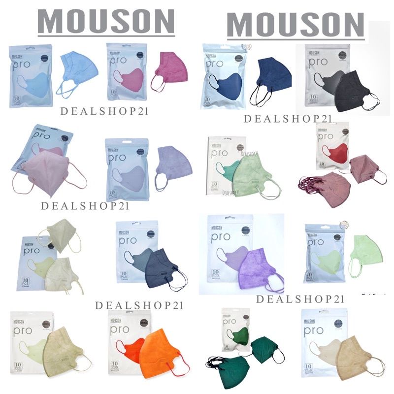 Jual MASKER KN95 MOUSON PRO / AER PRO MOUSON ISI 10 PCS | Shopee Indonesia