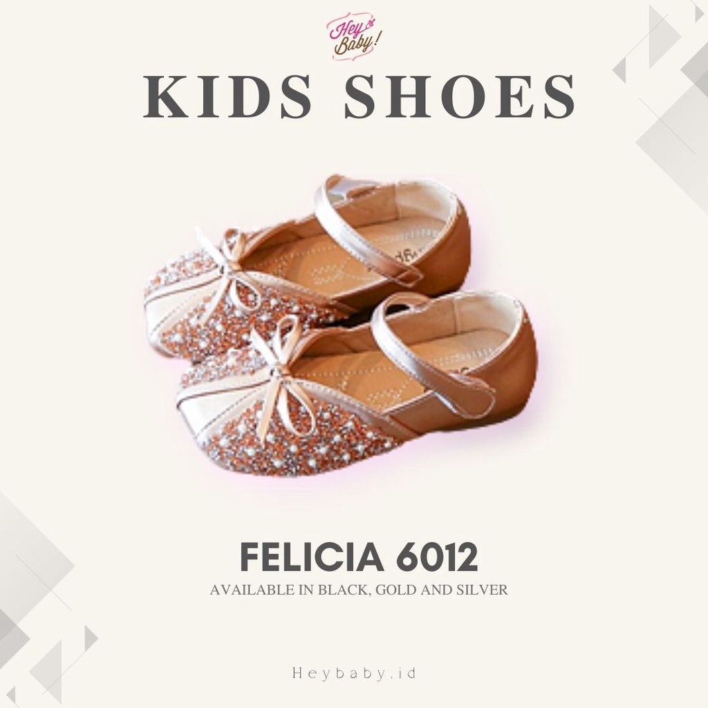 Jual HEYBABY-Felicia 6012 flat shoes sepatu anak perempuan import | Shopee Indonesia