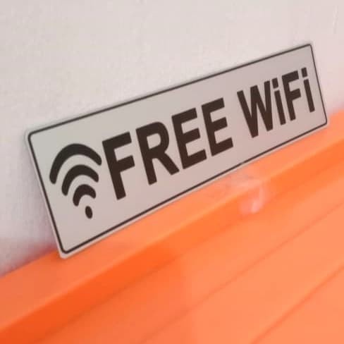 Jual SIGN LABEL FREE WIFI UK 19,5X4,5CM WI FI | Shopee Indonesia