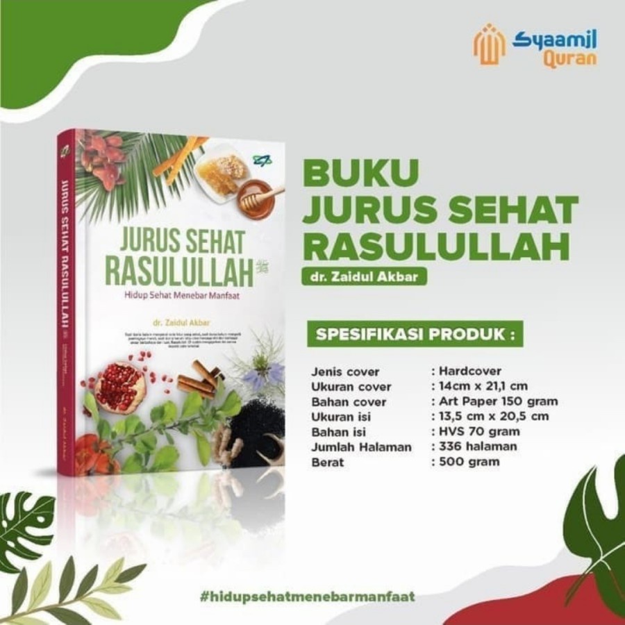 Jual Buku JSR Original, Jurus Sehat Rasulullah dr. Zaidul Akbar | Shopee Indonesia