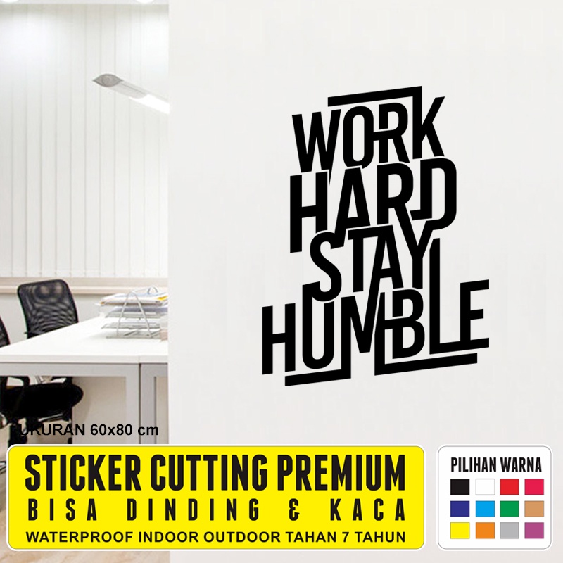 Jual Stiker Dinding Kantor Quotes Motivasi Kerja Kantor Cutiing Sticker ...