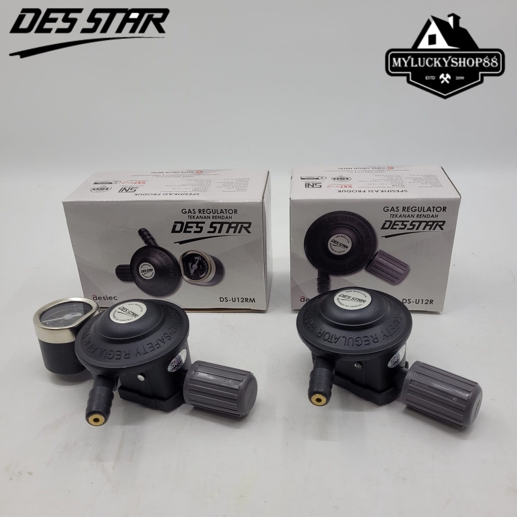 Jual Regulator Gas Des Star DS-U12RM Tekanan Rendah Meter Non Meter DS-U12R | Shopee Indonesia