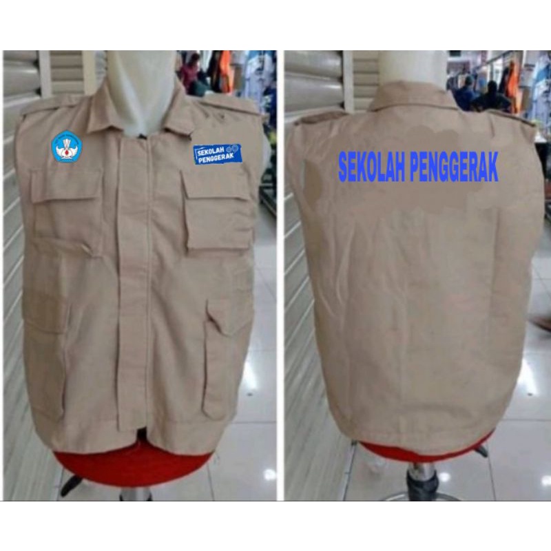 Jual rompi sekolah penggerak vest sekolah penggerak rompi Kemendikbud ...
