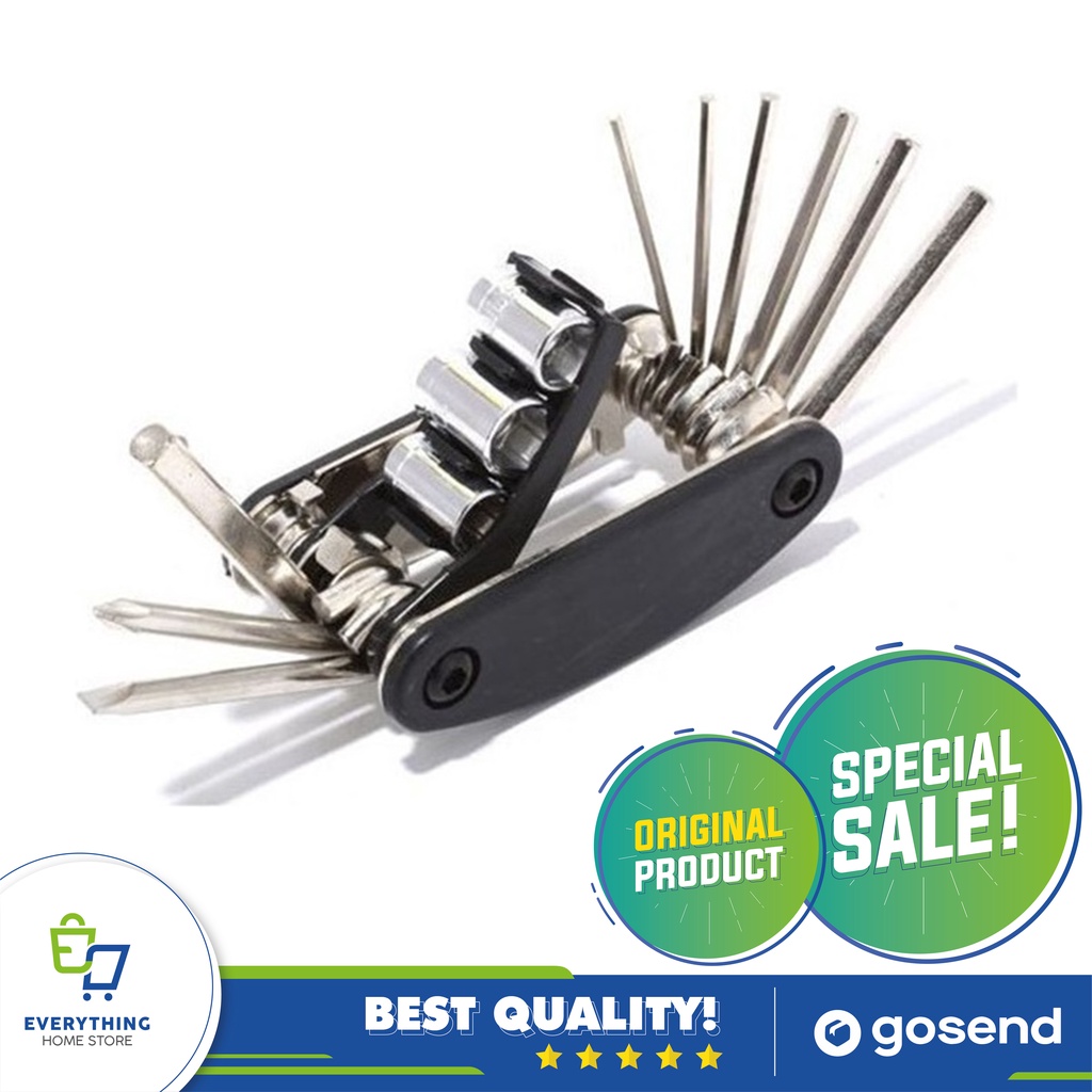 Jual Key Bike 15 in 1 | Kunci 15 in 1 Multifungsi Yang Simple ORIGINAL ...