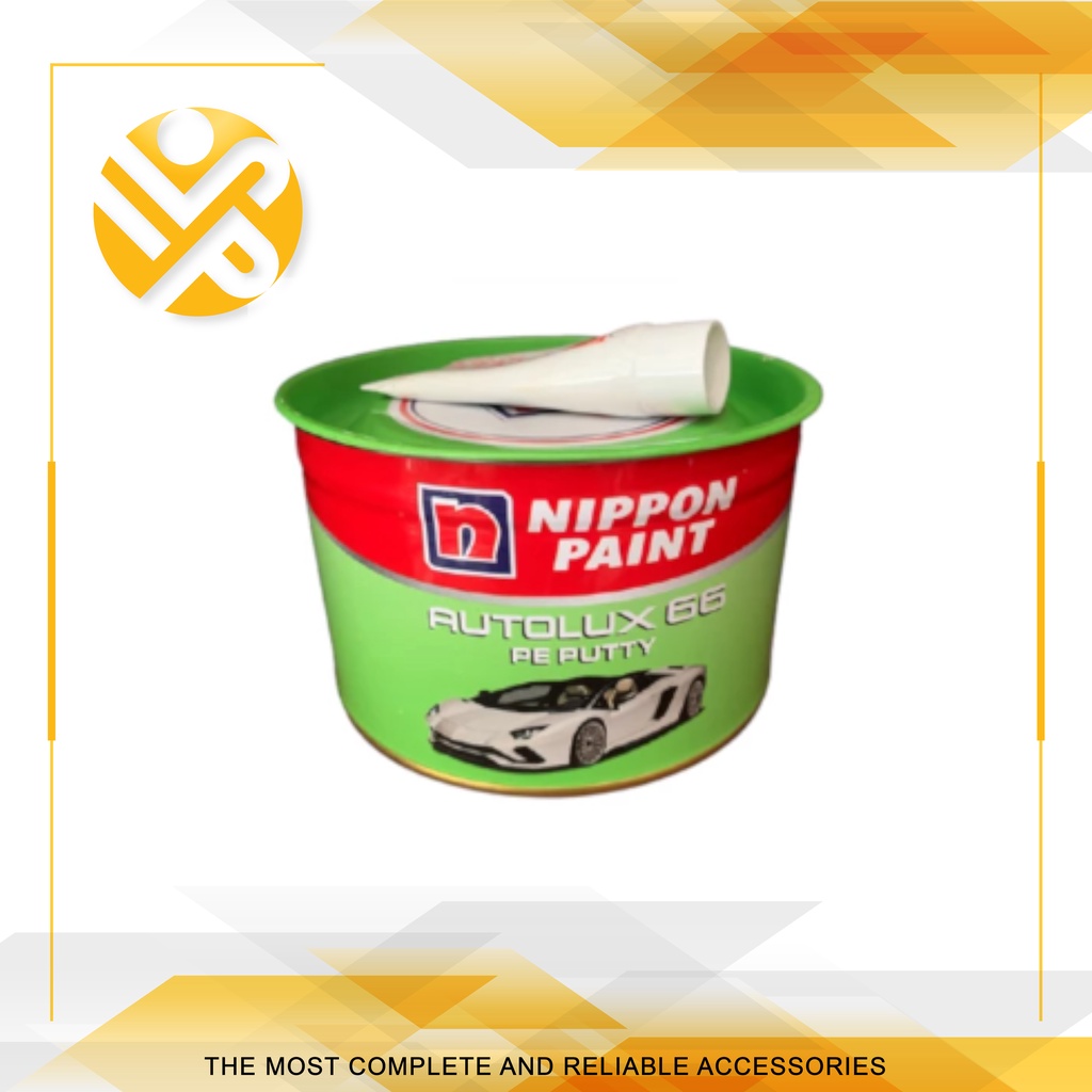 Jual Dempul Besi Autolux Pe Putty 66/ Dempul Besi Nippon Paint | Shopee ...