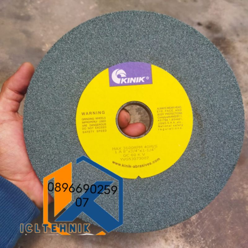 Jual Batu gerinda KINIK 1A 8 x3/4x1-1/4 GC 60 KV | Shopee Indonesia
