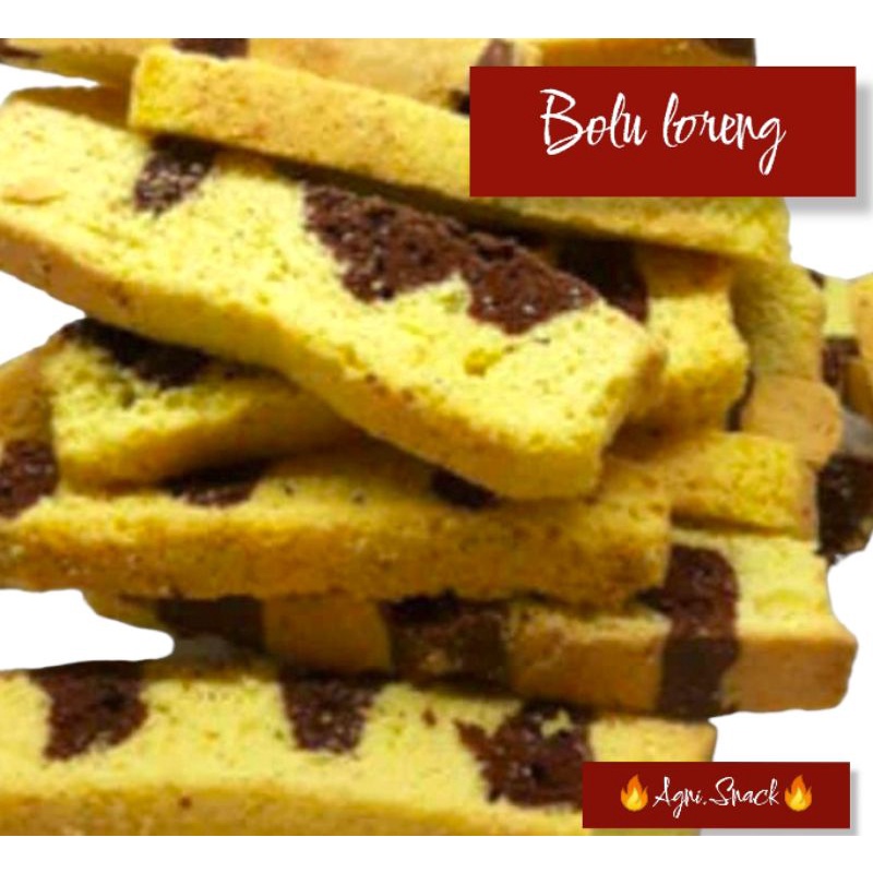 Jual kue kering/bolu loreng 250gram | Shopee Indonesia