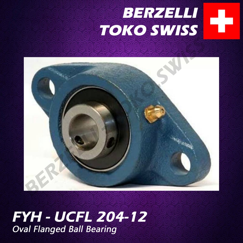Jual FYH – UCFL 204-12 OVAL FLANGED BALL BEARING | Shopee Indonesia
