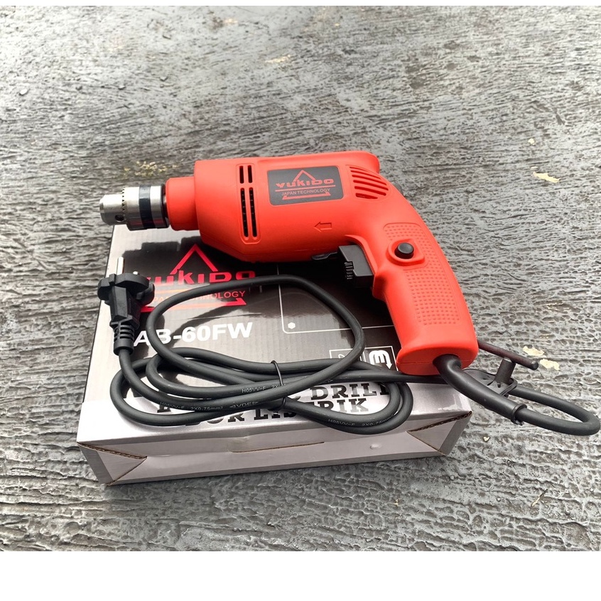 Jual TURUN HARGA!! Mesin Bor Tangan Listrik 10mm Bolak Balik-Bor Tangan ...