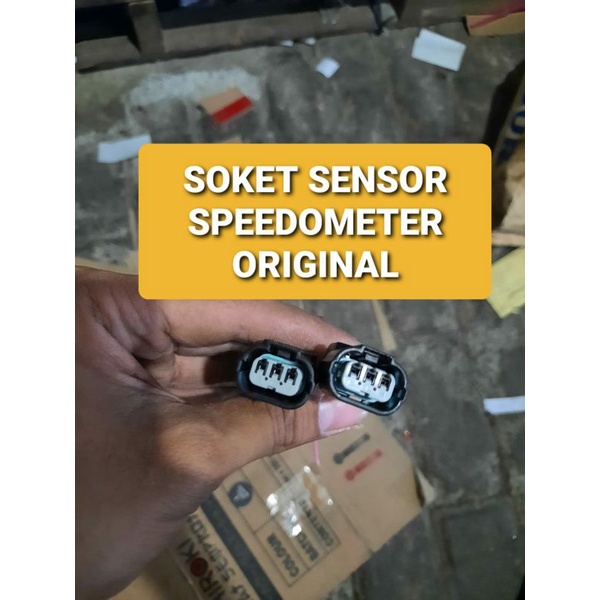 Jual soket pin 3 sensor speed original honda fi old new beat pop street ...