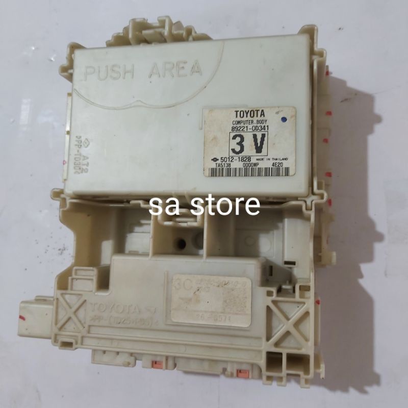 Jual fuse box - BCM computer body set original Toyota All New Vios ...