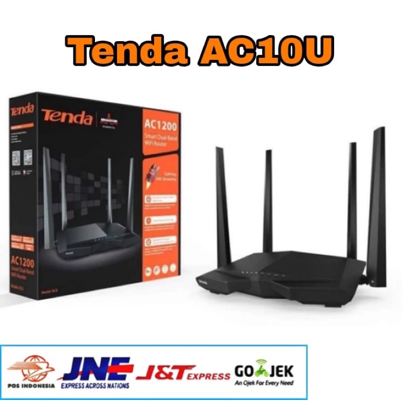 Jual Tenda AC10U AC1200 Smart Dual Band Gigabit Wirelless Router | Shopee Indonesia