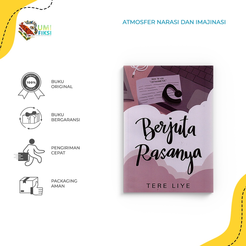 Jual Buku Novel Berjuta Rasanya New Cover - Tere Liye - Sabak Grip ...
