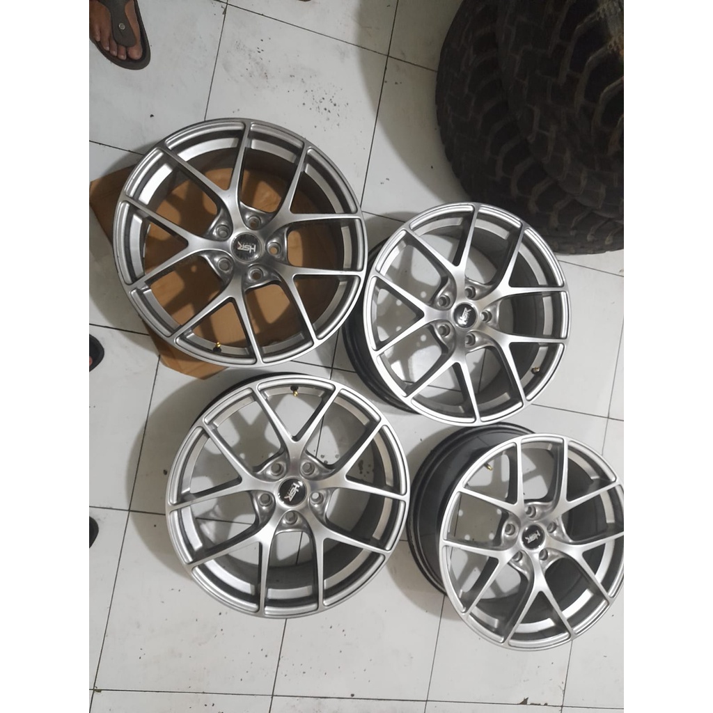 Jual Velg Racing Second Murah Hsr Type Wurzburg Ring 18 Lebar 8 Baut 5 Silver Cocok Dipakai ...
