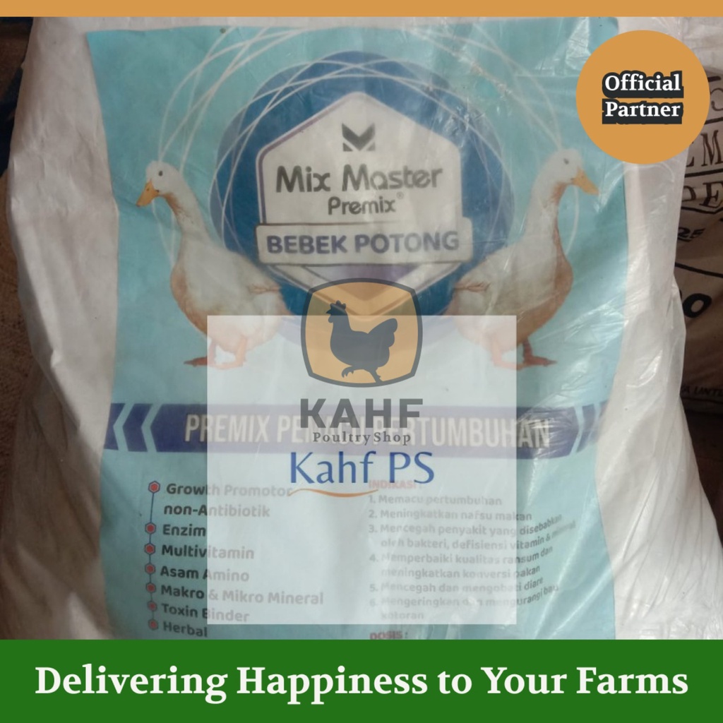 Jual Mix Master Premix Bebek Potong 1 kg- Suplemen Pakan Pemacu ...