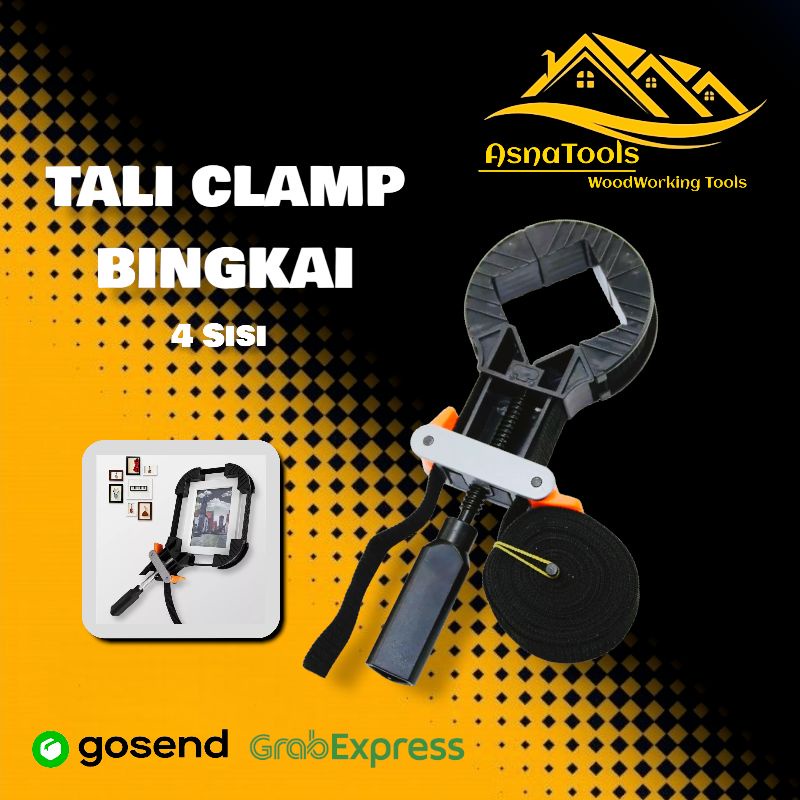 Jual Tali Clamp Bingkai 4 Sisi - Corner Clamp Klem Sudut Siku ...