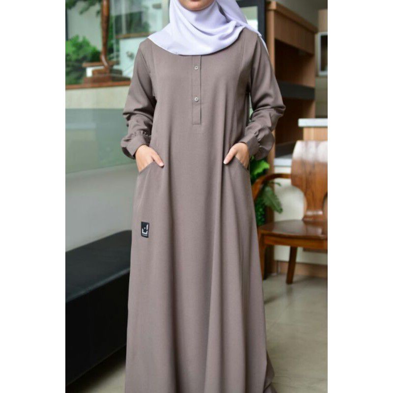 Jual GAMIS MARYAM KANCING DEPAN CRINKLE AIRFLOW | Shopee Indonesia