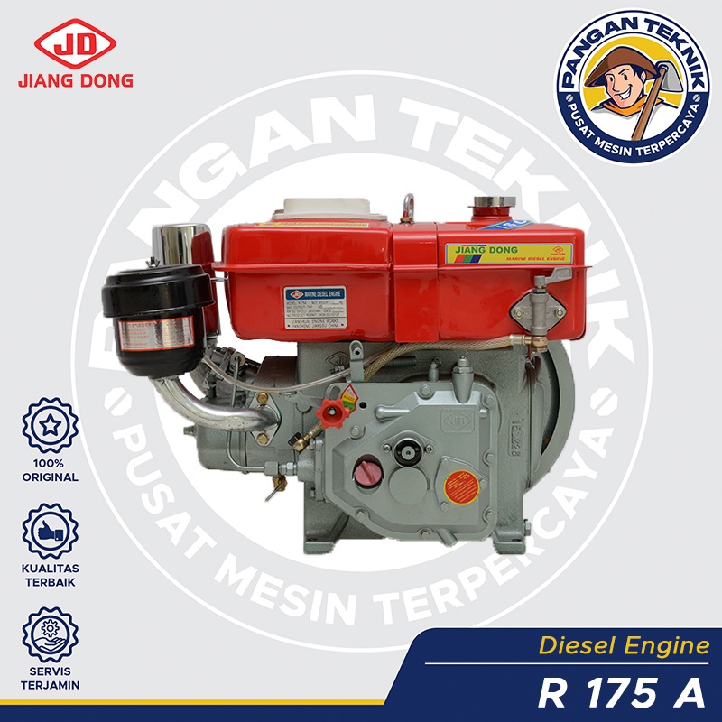 Jual MESIN DIESEL JIANG DONG | R175A | MESIN DIESEL 7 PK | Shopee Indonesia