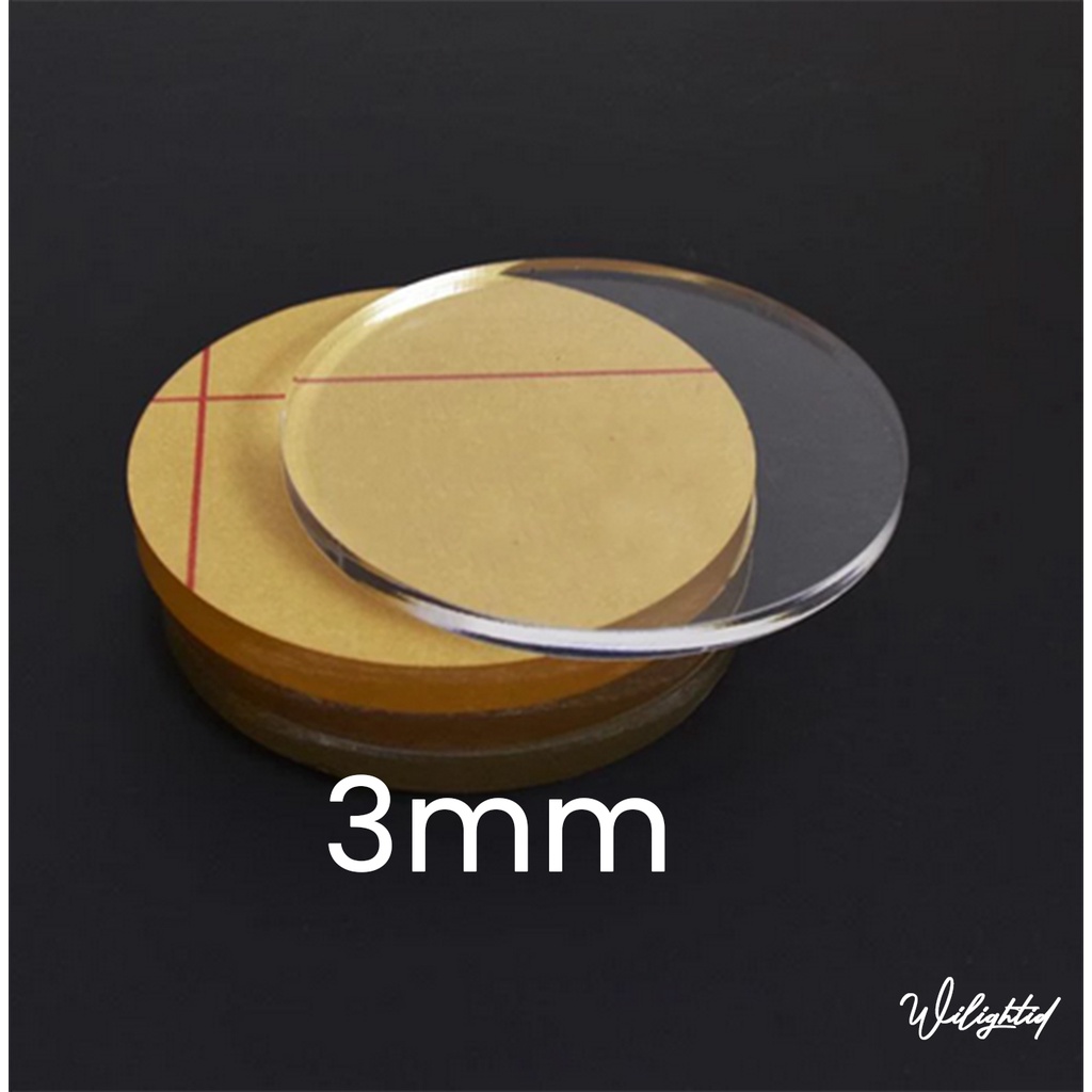 Jual Akrilik Potongan Bulat Bening 3mm | Shopee Indonesia
