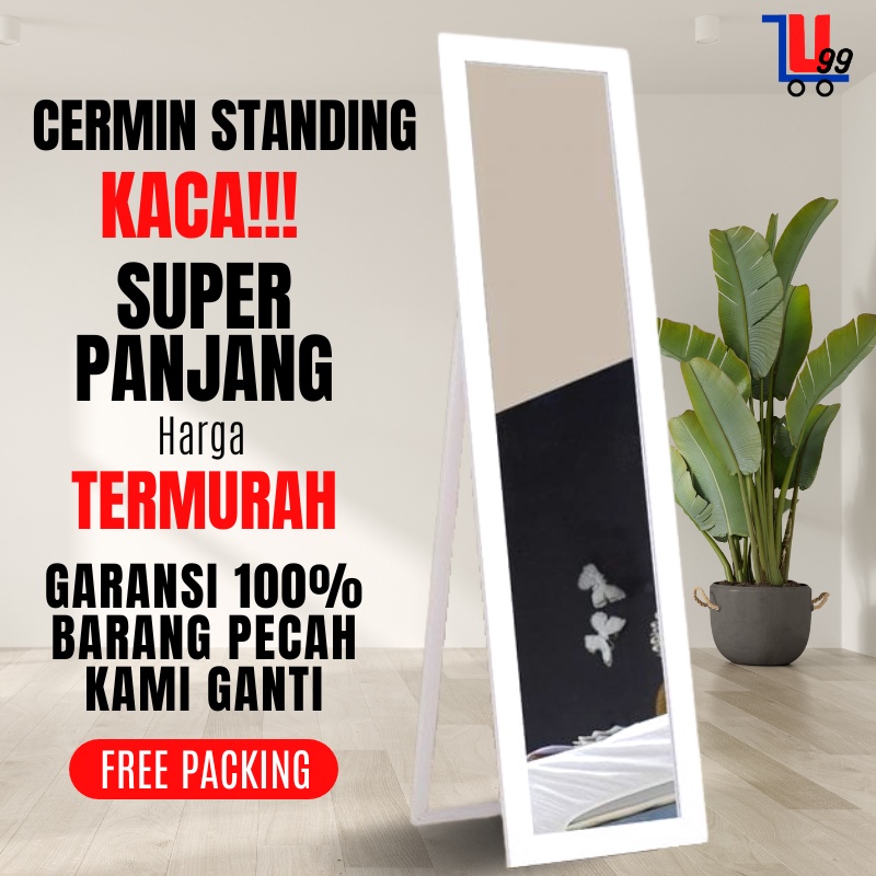 Jual TERMURAH Kaca Cermin Full Body Aesthetic Cermin Model Standing ...
