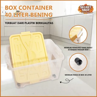 Jual BOX CONTAINER 40 LITER + RODA - Kontainer Box Plastik / Container ...