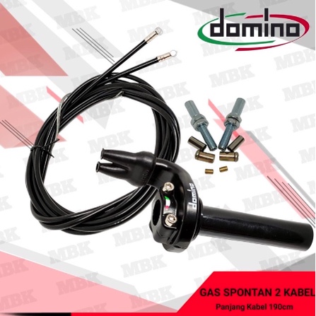 Jual Gas Spontan Domino 2 kabel aktif Gas Spontan crf 150 KLX Nmax PCX ...