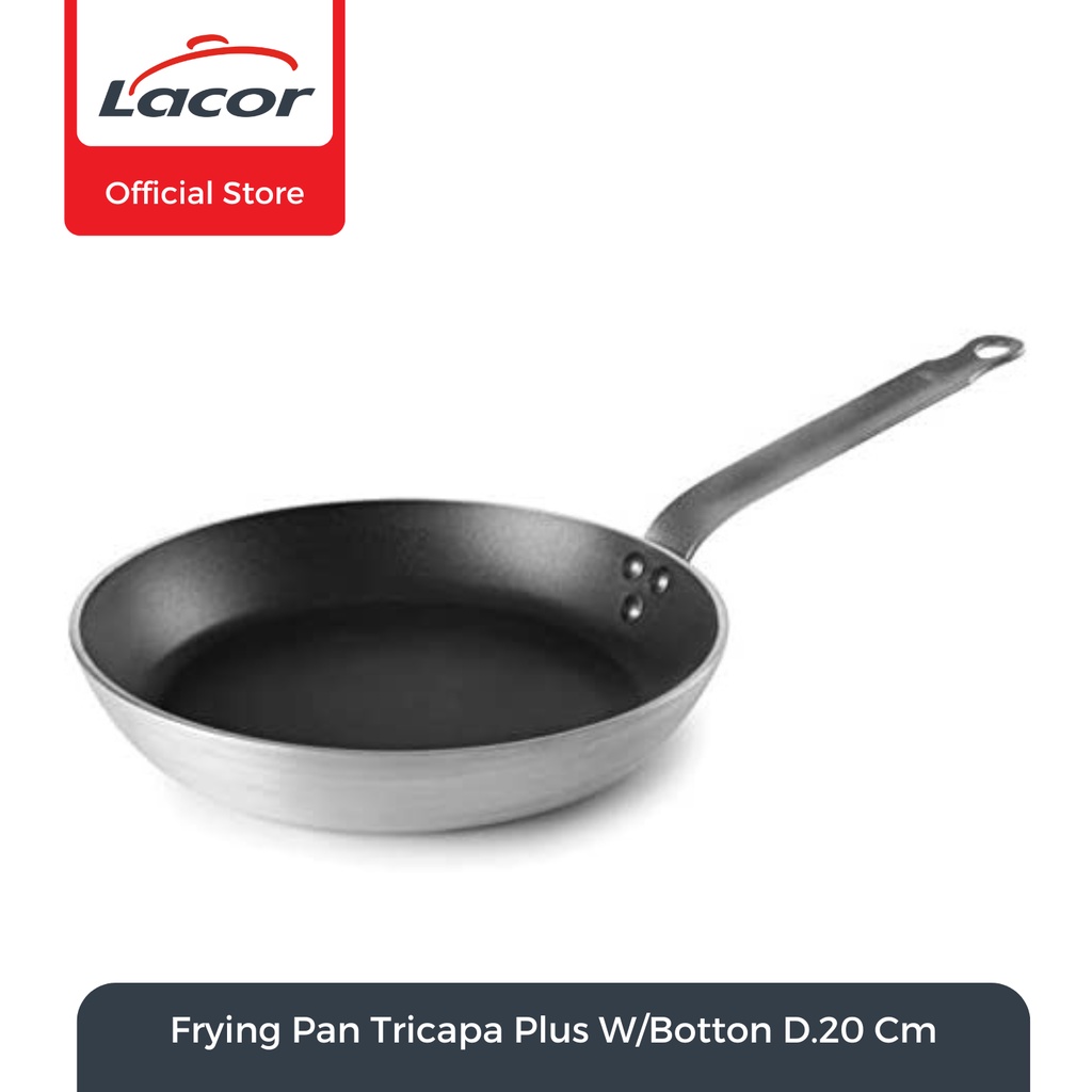 Jual Wajan Penggorengan / Fry Pan Lacor Tricapa Plus 20Cm | Shopee Indonesia