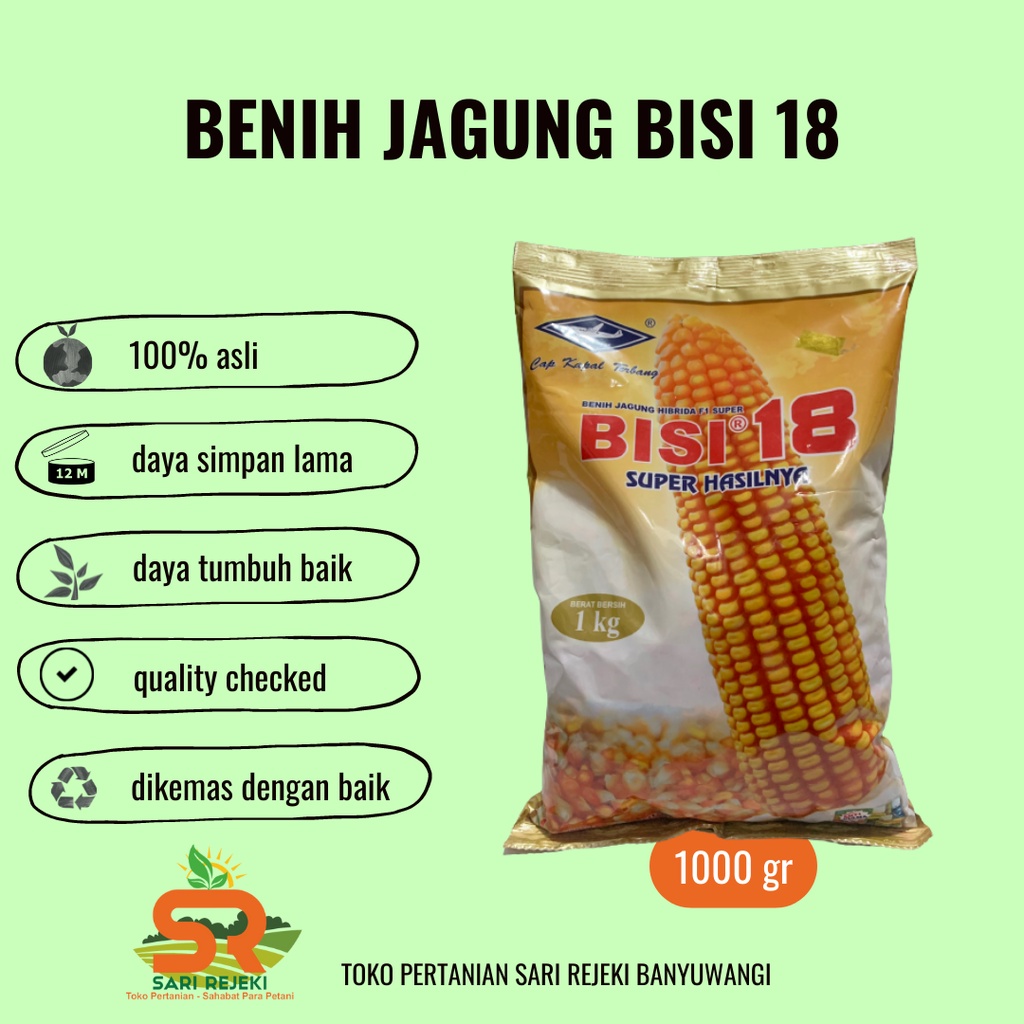 Jual BENIH JAGUNG BISI 18 1KG | Shopee Indonesia