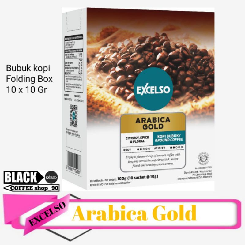 Jual Excelso Arabica Gold Single Serving (folding Box 10 sch x 10 gr ...